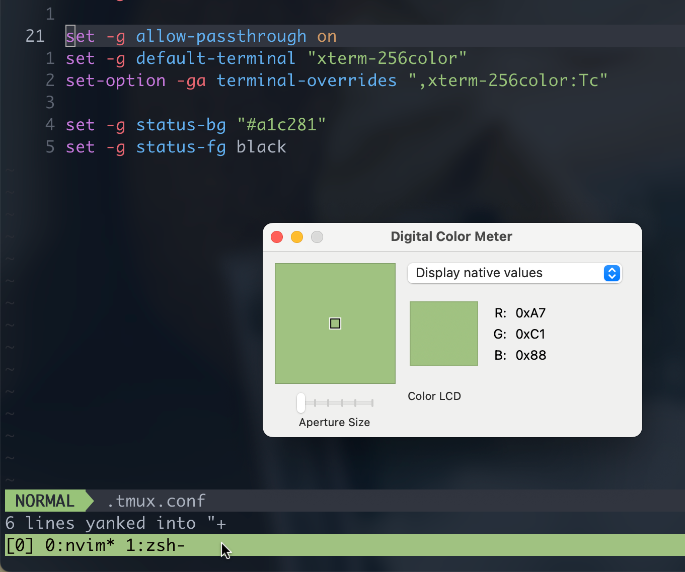 Status Bar cannot get 24 bit color to work. · Issue #3273 · tmux/tmux ... Status Bar cannot get 24 bit color to work. · Issue #3273 · tmux/tmux ...