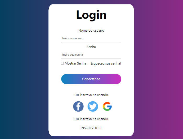 GitHub - David-Skt/TelaDeLogin: Tela de Login, treinamento fron-end com ...