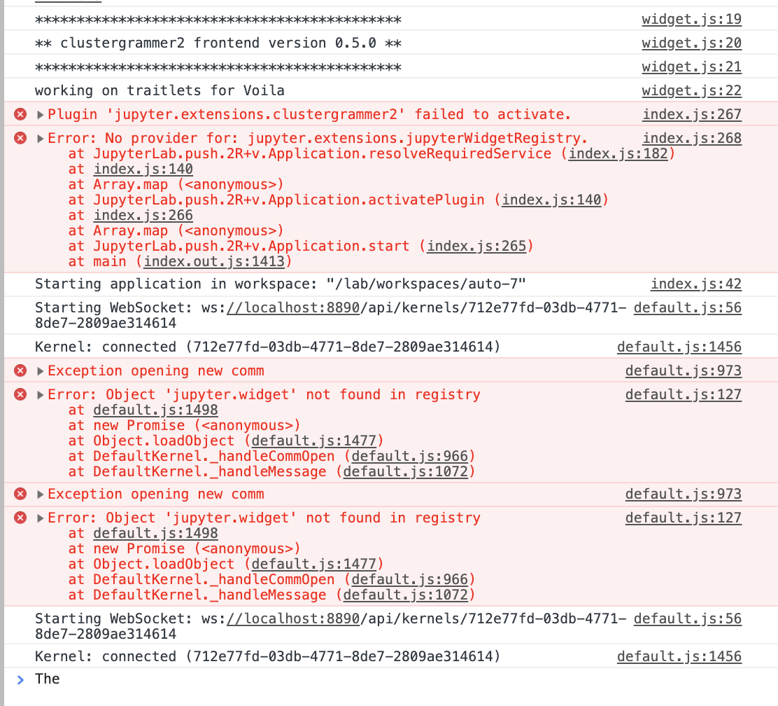 Widget Not Working In Jupyter Lab 104 But Working In 0354 Mybinder · Issue 7063