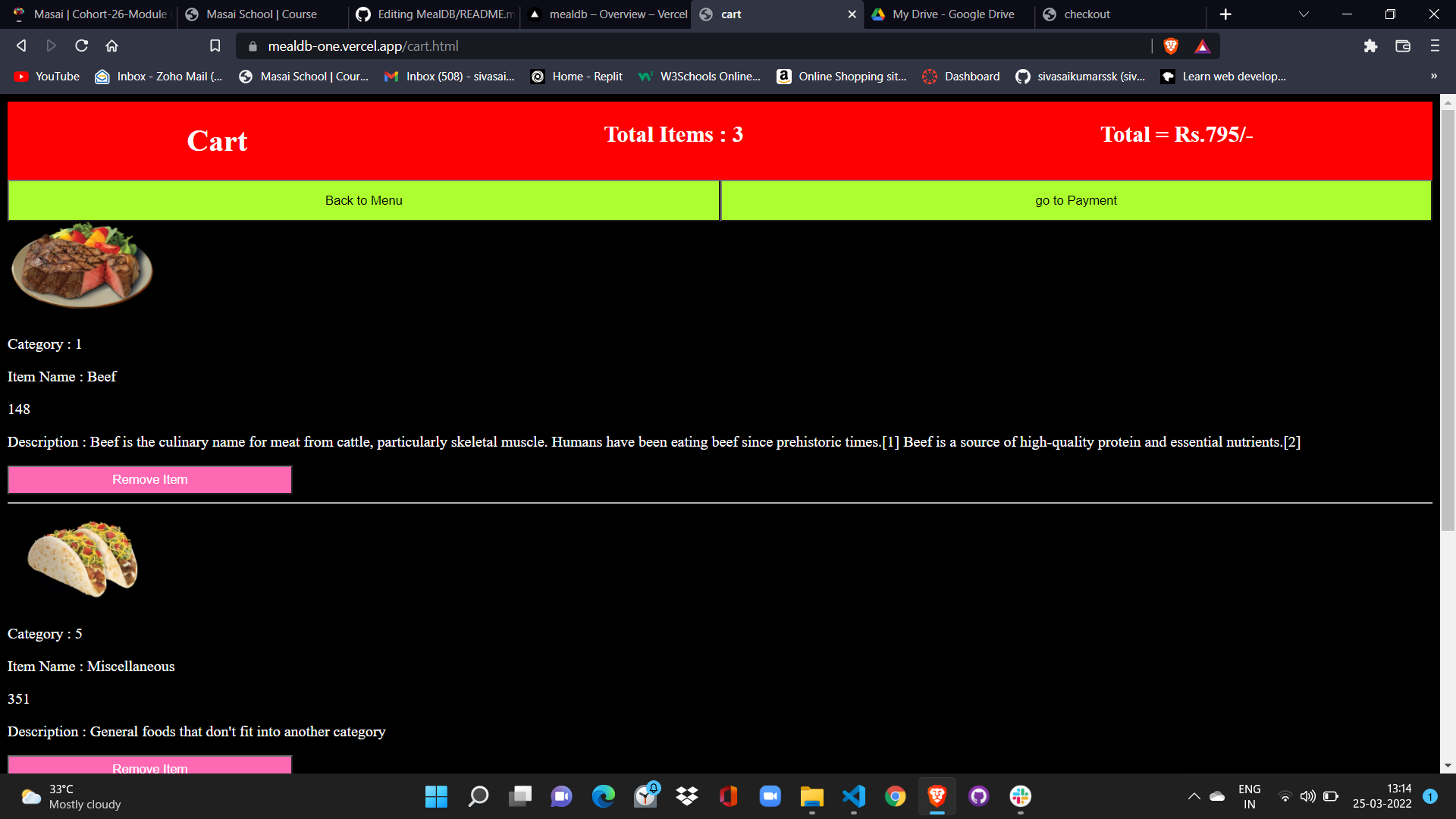 GitHub - sivasaikumarssk/MealDB: mini food application which built by using api and fetched the ...