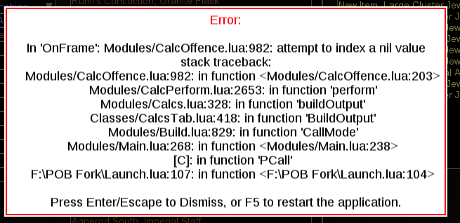 error In 'Onframe' attempt to index a nil value lua:982 · Issue #2715 · PathOfBuildingCommunity ...