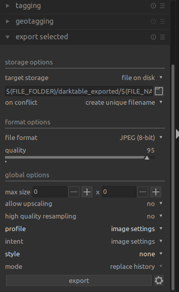 output color profile sometimes isn't honored when exporting to jpg · Issue #6372 · darktable-org ...
