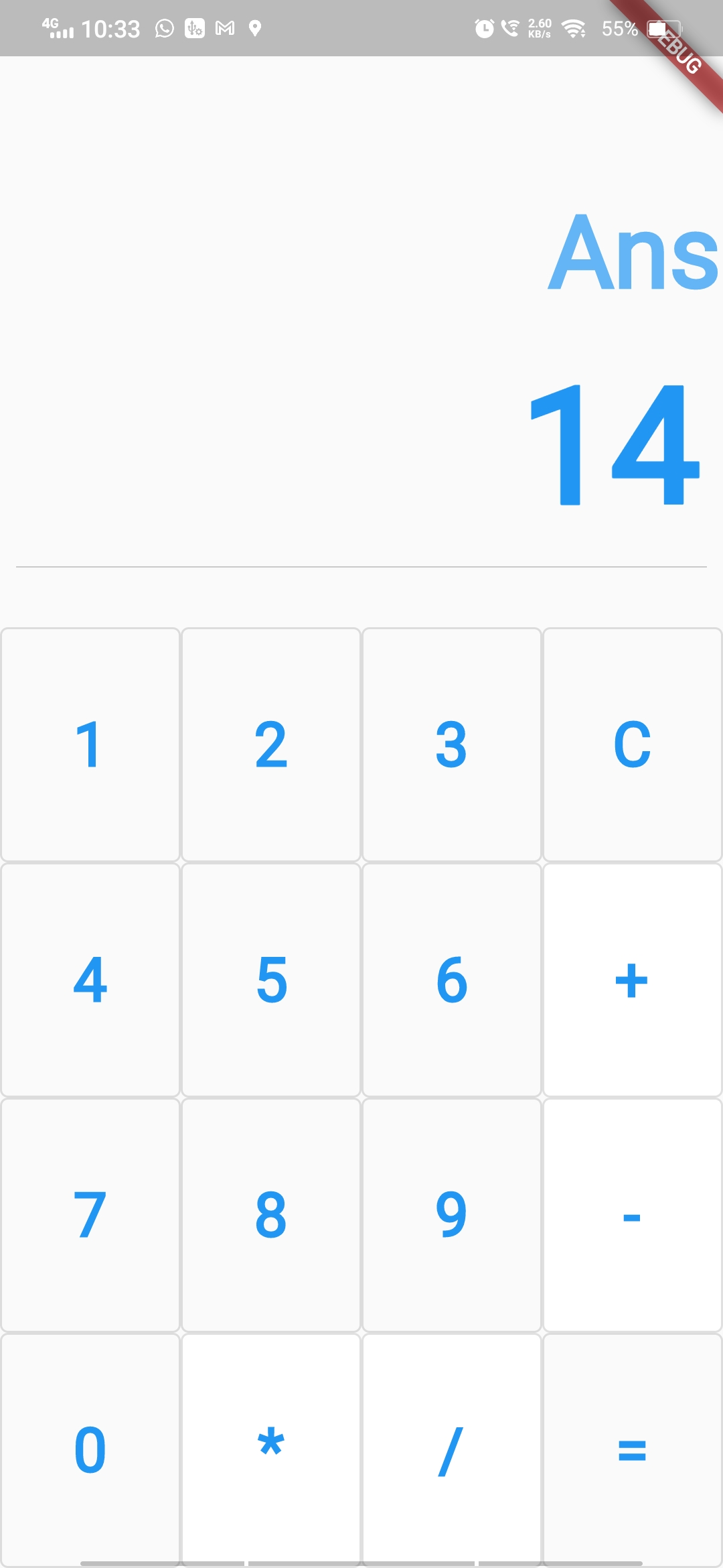 GitHub - kishanSindhi/calculator: Simple Caculator using flutter