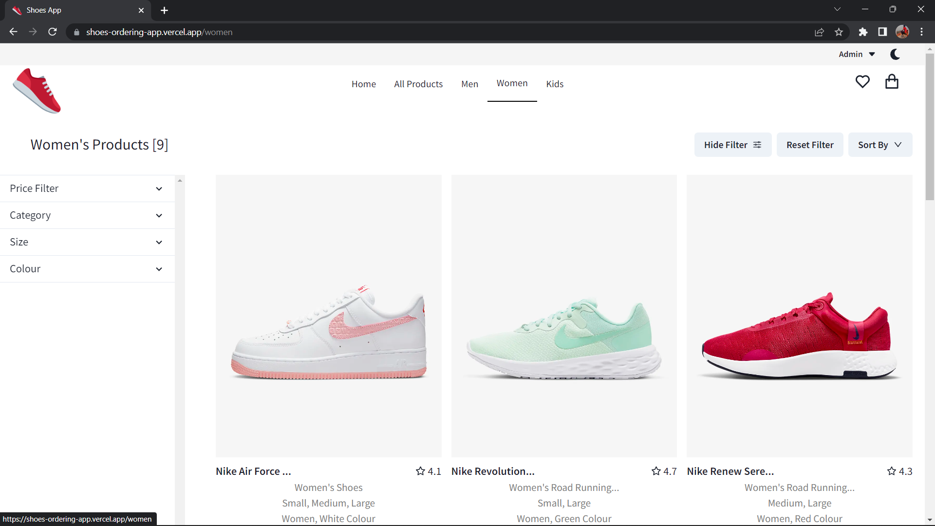 GitHub - ankushsingh24/shoes-ordering-app