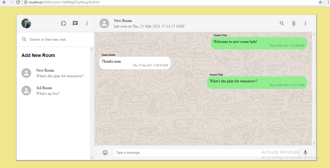 GitHub - Muqeet07/WhatsApp-Clone: I have created a WhatsApp Clone using React.js as Frontend and ...