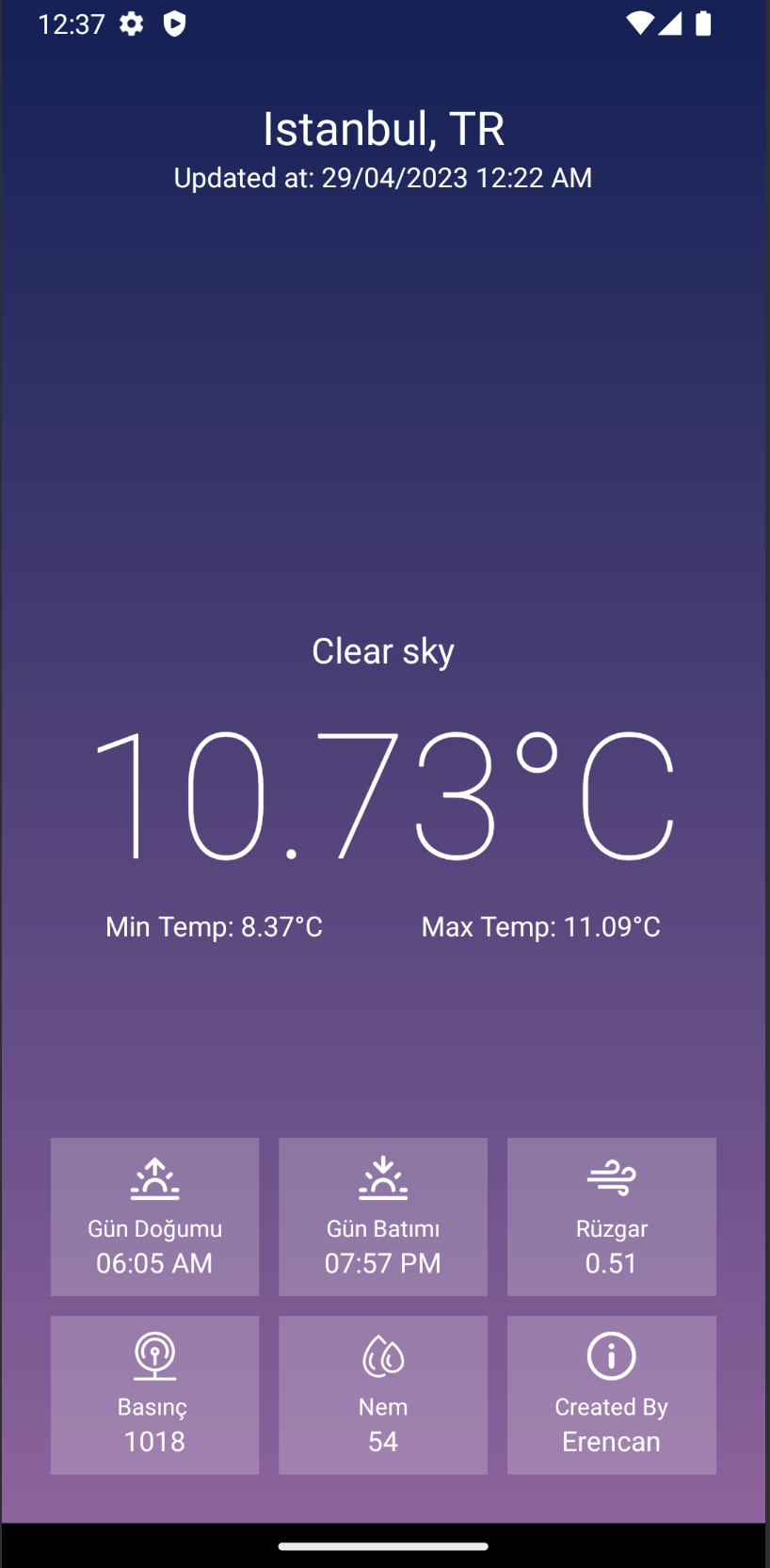 GitHub - ErencanArslantas/weatherApp: weatherApp