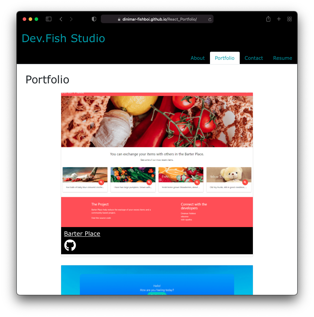 GitHub - Dinimar-Fishboi/React_Portfolio