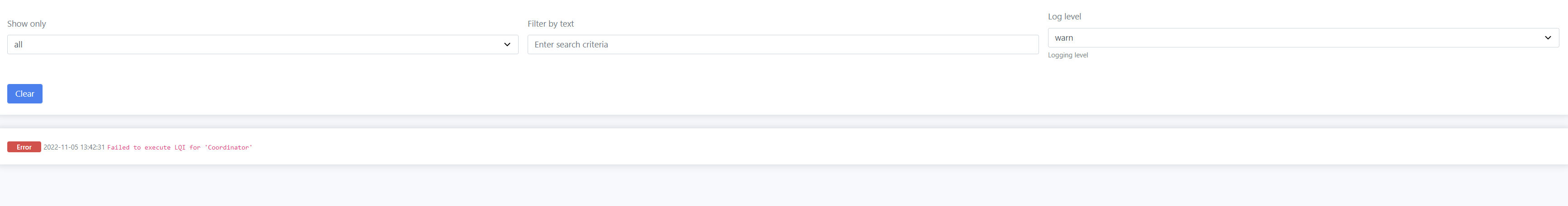 Failed to execute LQI for 'Coordinator' · Koenkk zigbee2mqtt · Discussion #14822 · GitHub