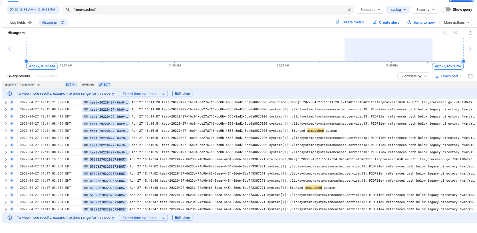 Memcached log missing · Issue #561 · GoogleCloudPlatform/ops-agent · GitHub