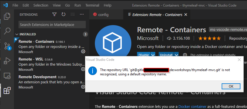 Clone Repo in Container Volumne: URL not recognized · Issue #4799 ...