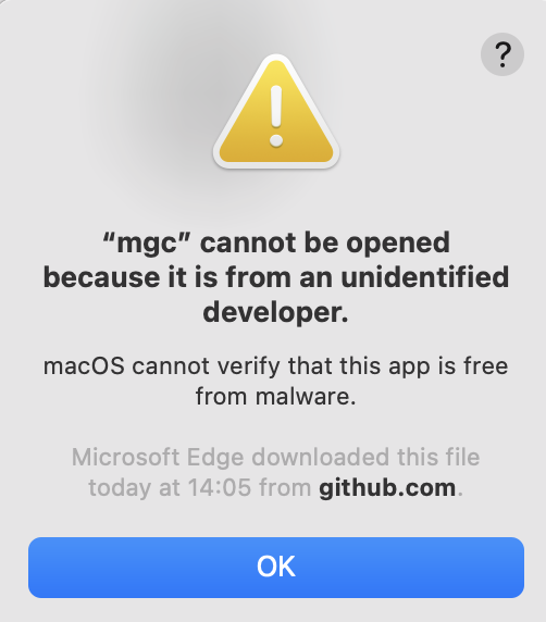 MacOS Installation: Application cannot run due to unverified developer ...
