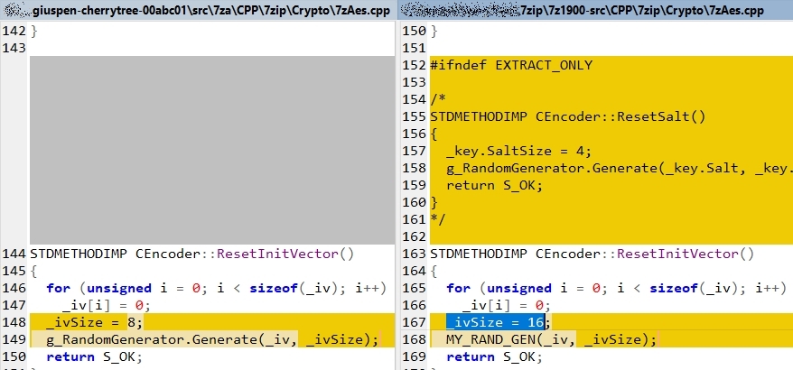 Weak IV and RND in AES-encryption from old 7Zip version in 2019 · Issue ...