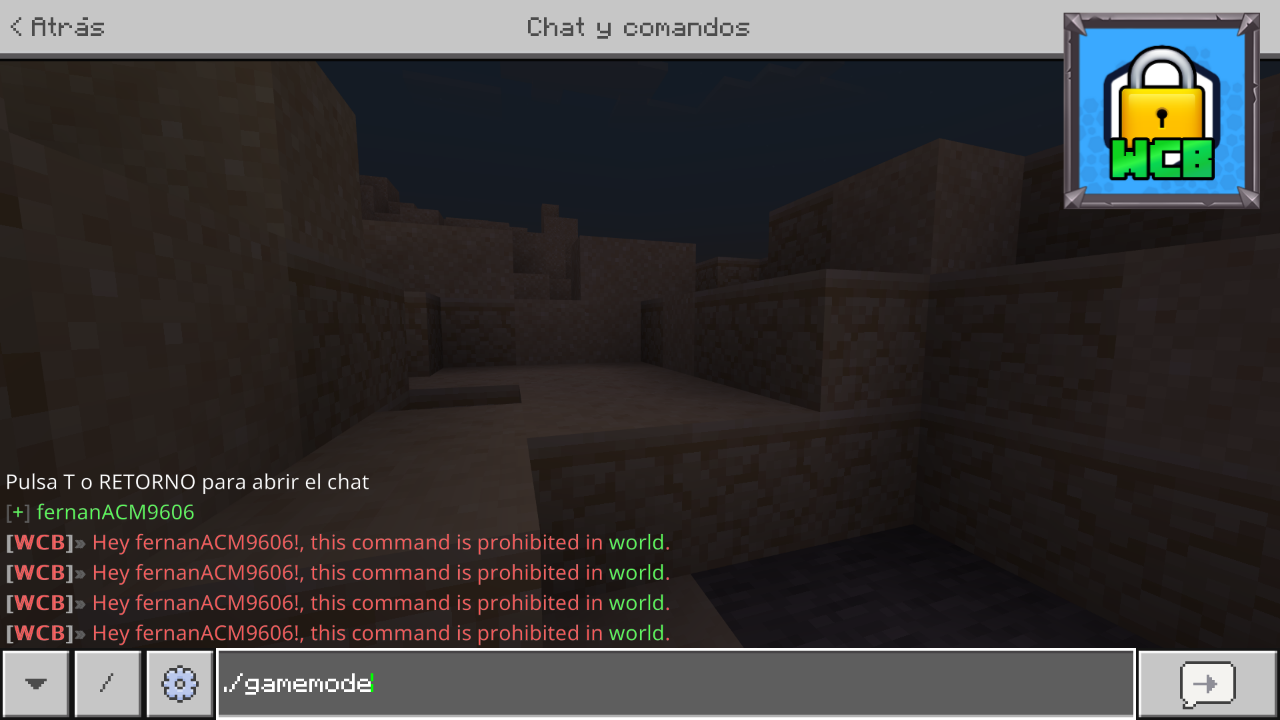 Github Fernanacm Worldcommandblocker Block Commands By Worlds With Worldcommandblocker Only