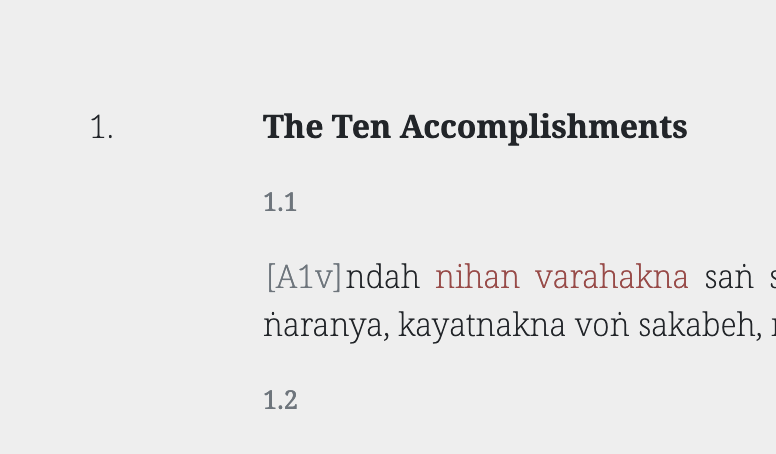 new font to be applied in titles, headings, appafrarus, sigla · Issue #31 · erc-dharma/tfd ...