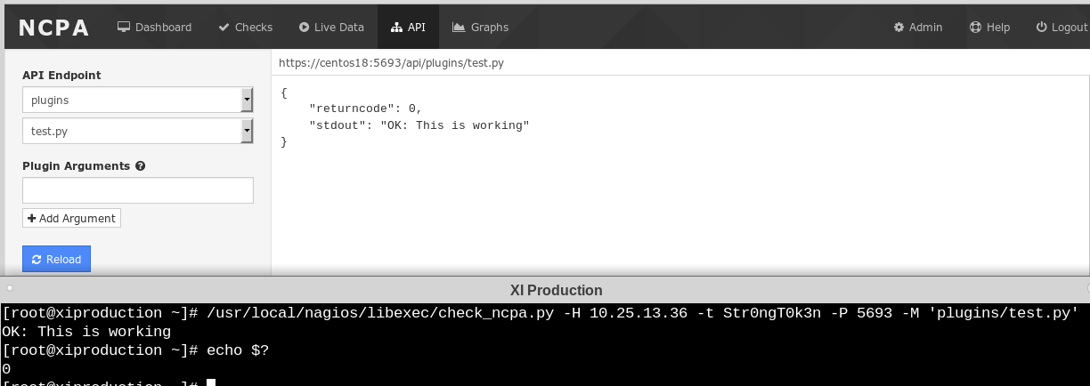 Python custom plugins with NCPA · Issue #478 · NagiosEnterprises/ncpa · GitHub
