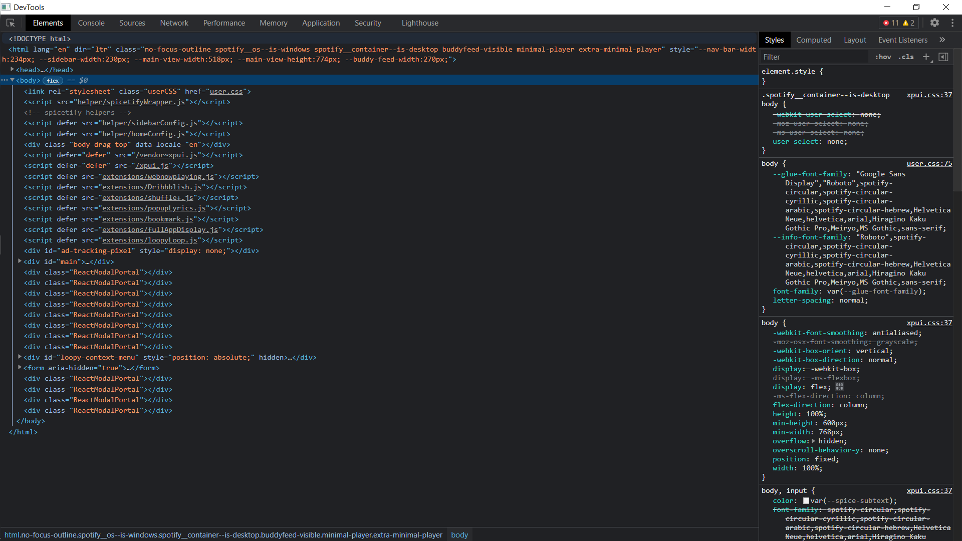 Lyrics plus showing something went wrong · Issue #1103 · spicetify/cli · GitHub