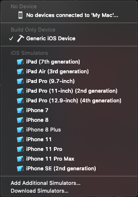 Could not build the application for the simulator - Error launching application on iPhone 8 ...