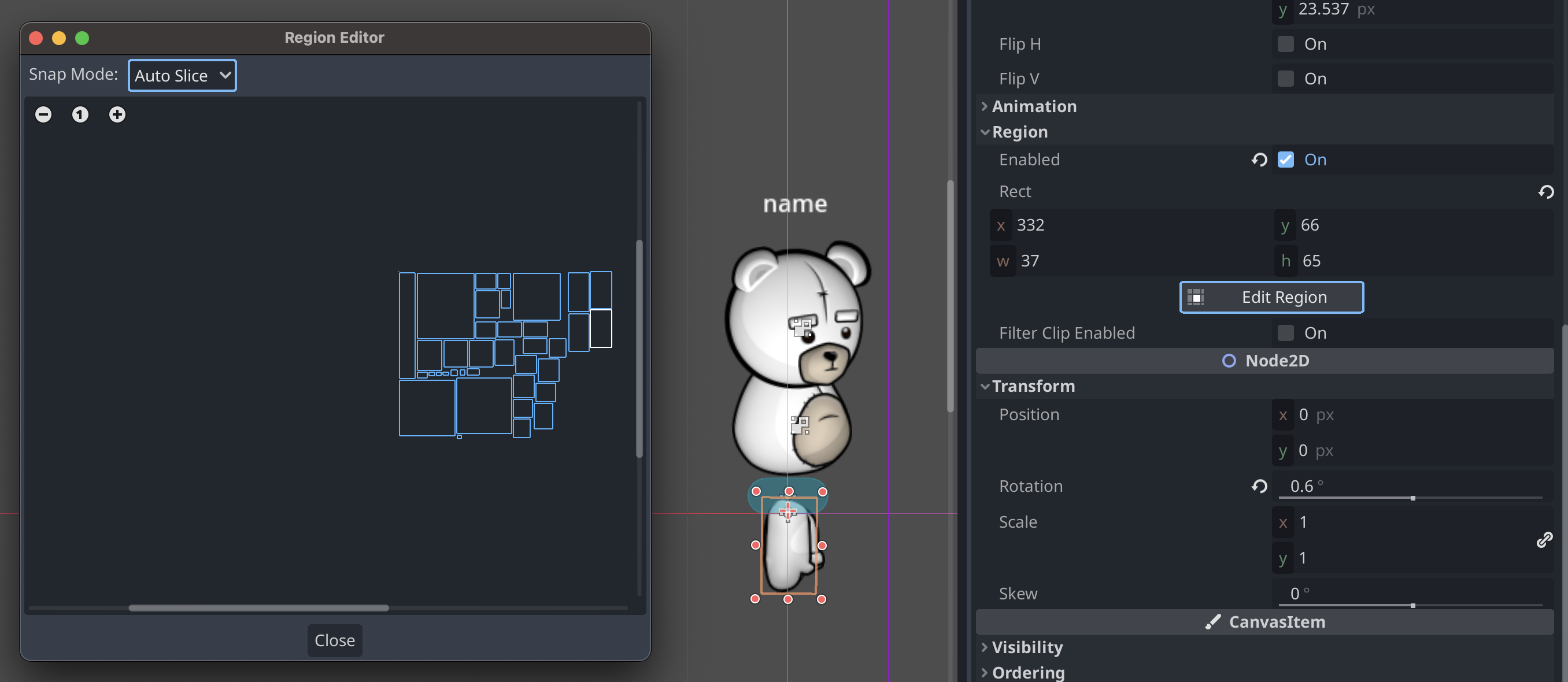 AnimationTree breaks Sprite2D regions · Issue #71973 · godotengine/godot · GitHub