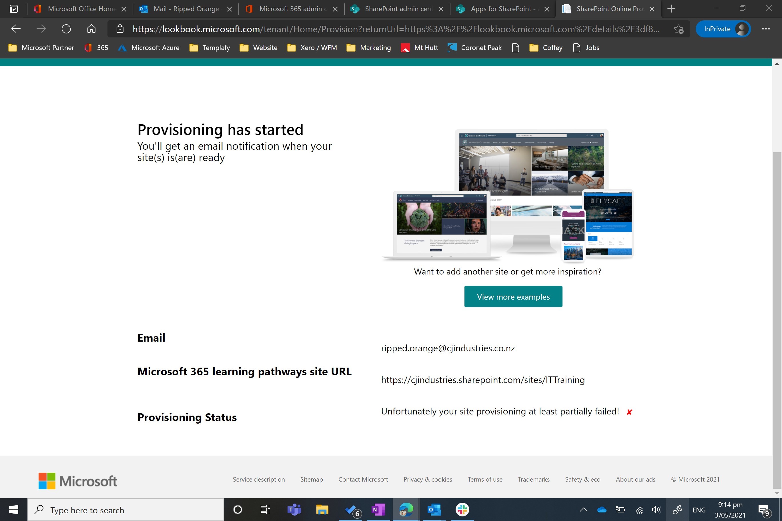 SharePoint Learning Pathways - Multiple Fails · Issue #496 · SharePoint/sp-provisioning-service ...