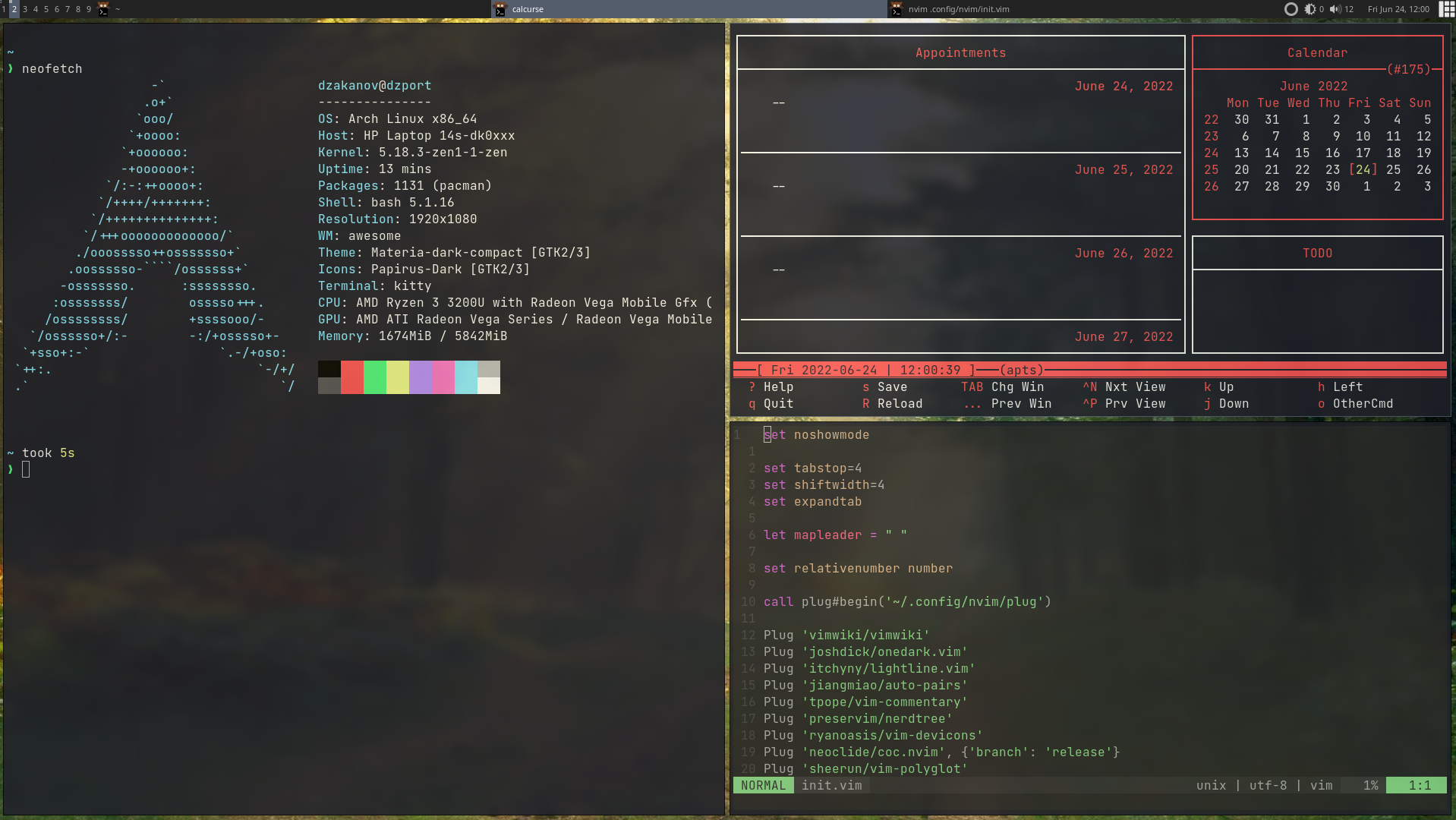 GitHub - DzKInShO2/dotfiles: My personal linux config