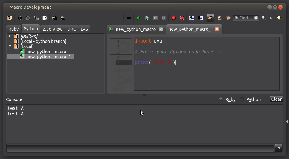 First macro "stuck" with 0.28 · Issue #1219 · KLayout/klayout · GitHub