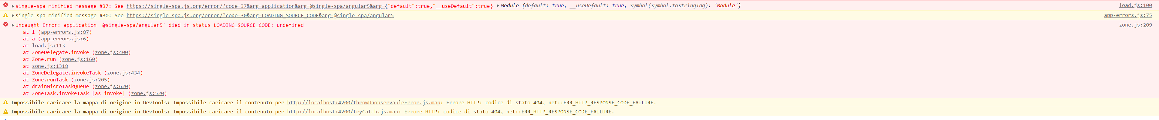 application '@single-spa/angular5' died in status LOADING_SOURCE_CODE: undefined · Issue #900 ...
