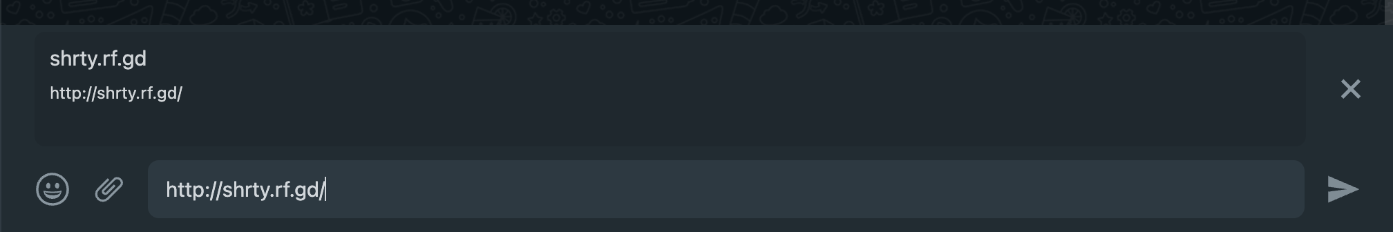 Preview on Whatsapp · Issue #198 · apoorvaron/Shorty · GitHub