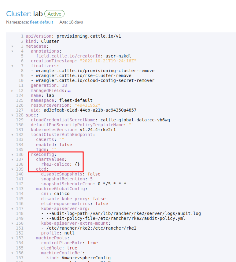 [BUG] Rancher 2.6.9 misses spec.rkeConfig.chartValues.rke2-ingress-nginx chart values after Edit ...