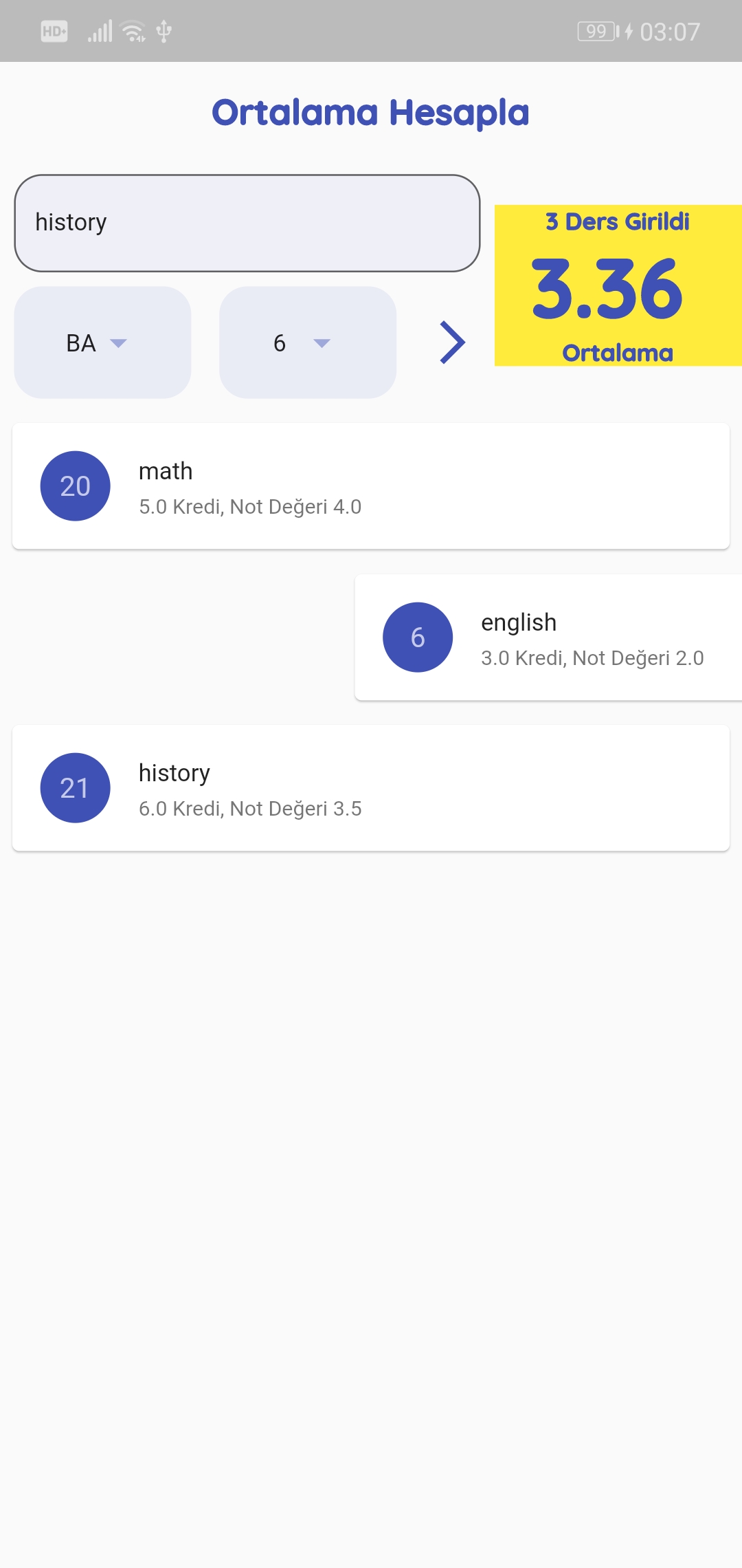 GitHub - omertopcu0/Grade-Point-Average-GPA-App: Grade Point Average (GPA)