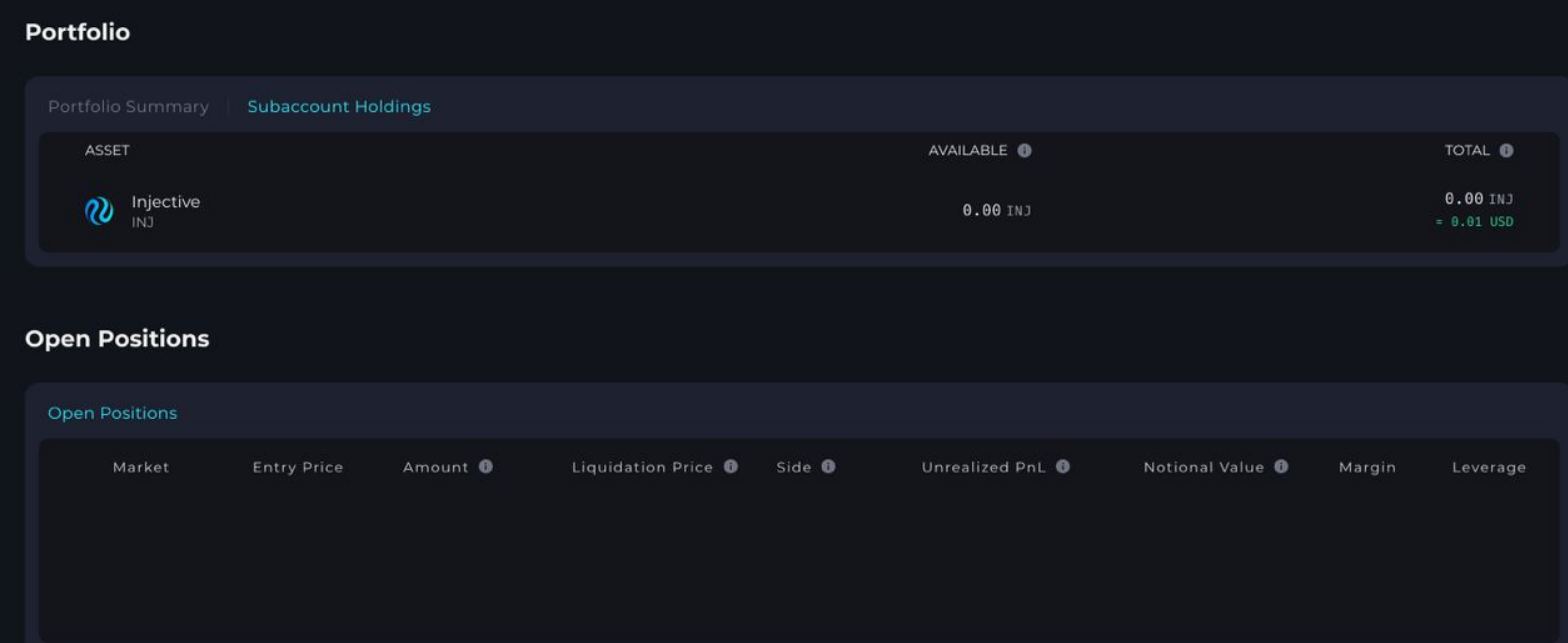 Subaccount Holdings · Issue #373 · InjectiveLabs/injective-helix-demo · GitHub