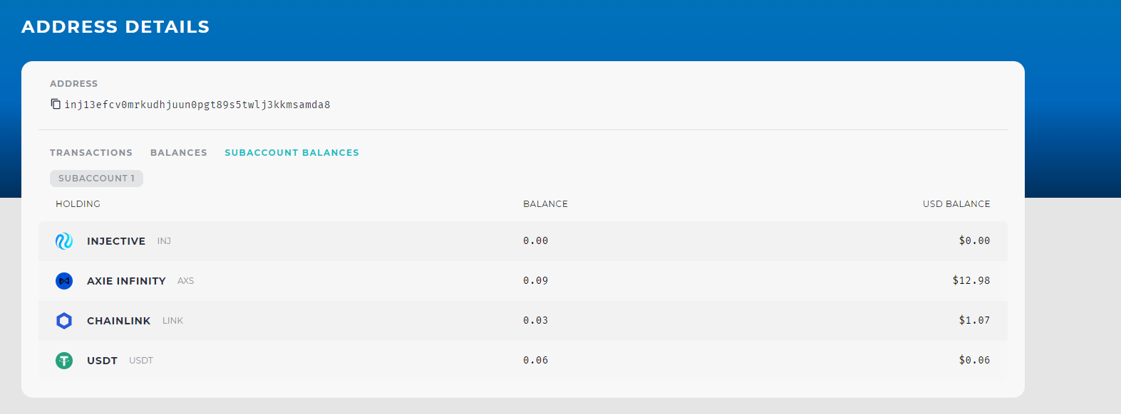 Subaccount Holdings · Issue #373 · InjectiveLabs/injective-helix-demo · GitHub