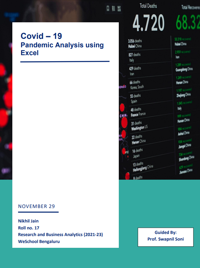GitHub - nikhil-jnn/Covid-Pandemic-Analysis-using-Excel