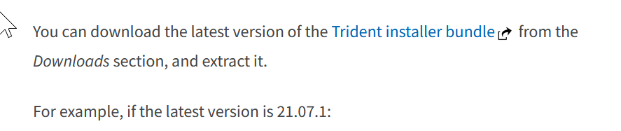 Replace "Downloads" with "Assets" section for download. · Issue #152 · NetAppDocs/trident · GitHub