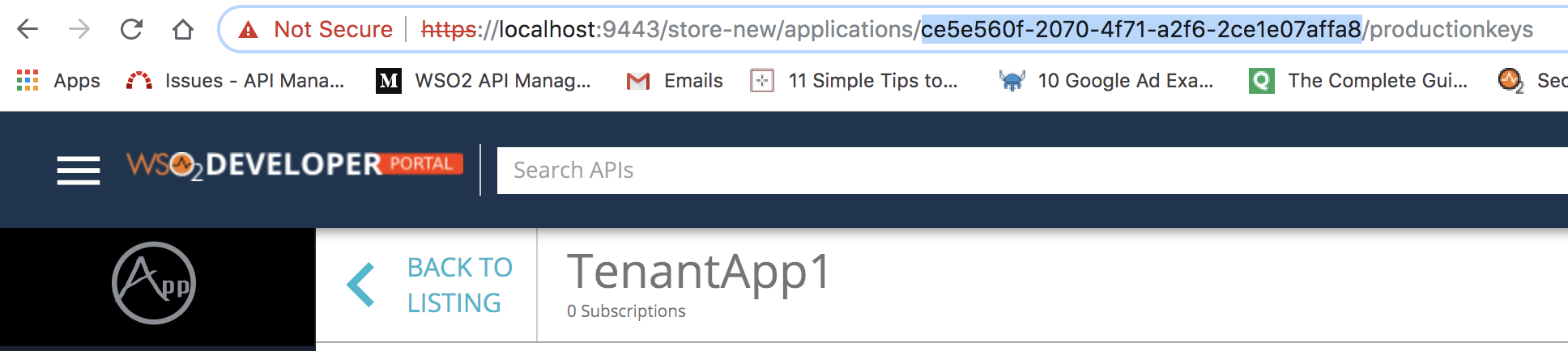 [Store][REST API] Unable to subscribe to an API in tenant setup using new REST API · Issue #5250 ...