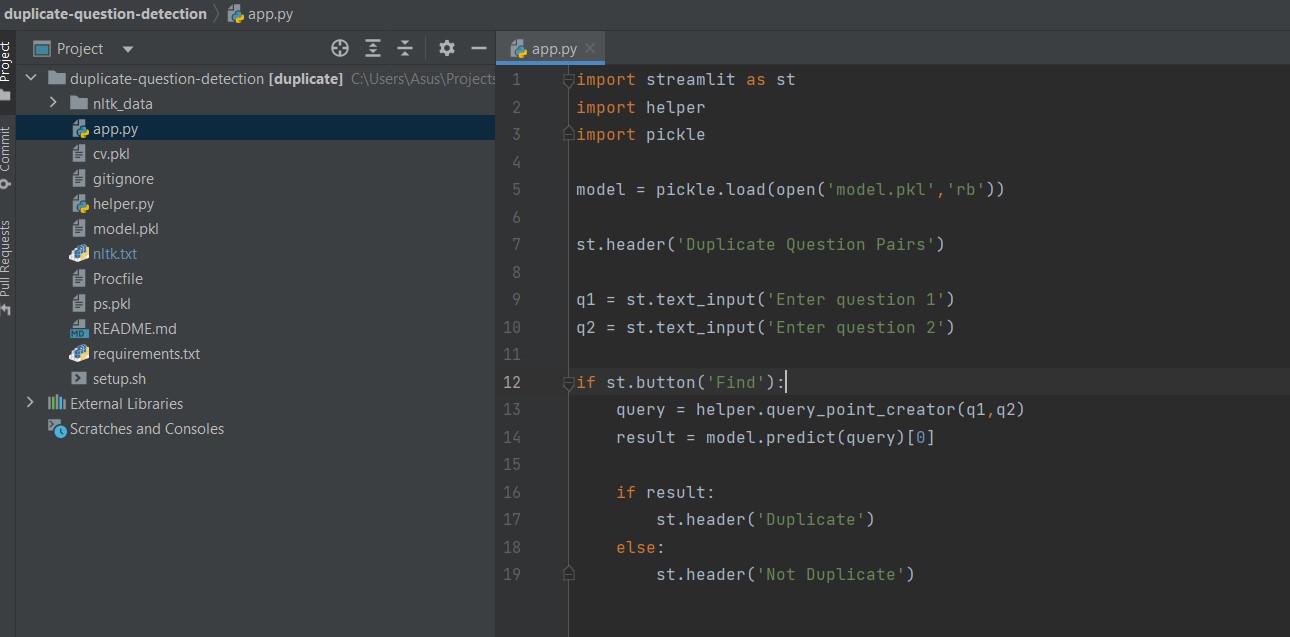 GitHub - Nadmaan/DUPLICATE-QUESTION-PAIRS-DETECTION