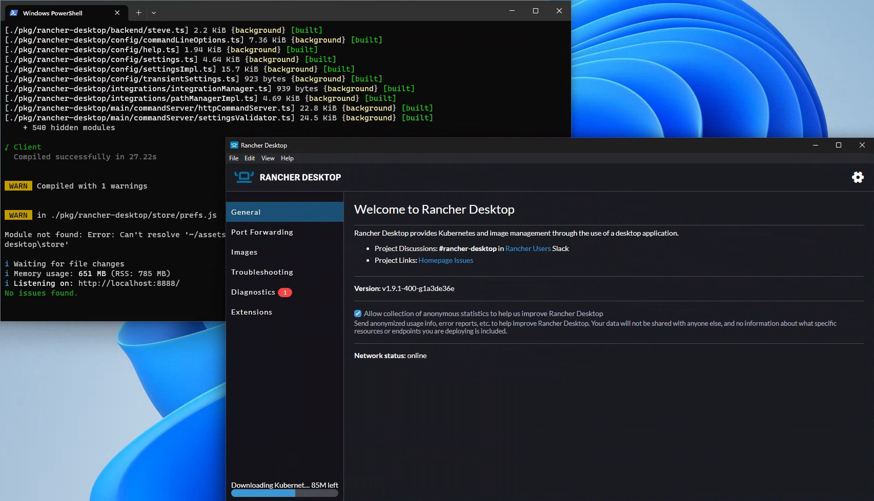 Can No Longer Start Dev Env On Windows 11 · Issue 5267 · Rancher Sandboxrancher Desktop · Github