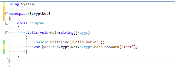 Type or namespace name 'HashPassword' does not exist in the namespace BCrypt · Issue #99 ...