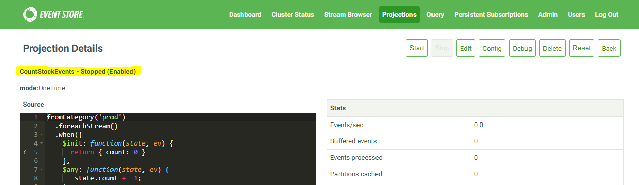Cannot disable or delete a projection · Issue #1474 · kurrent-io/KurrentDB · GitHub