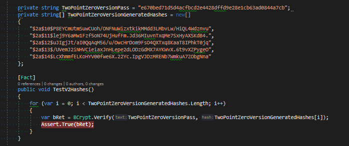 Verify password failing with 3.1.3 · Issue #31 · BcryptNet/bcrypt.net · GitHub