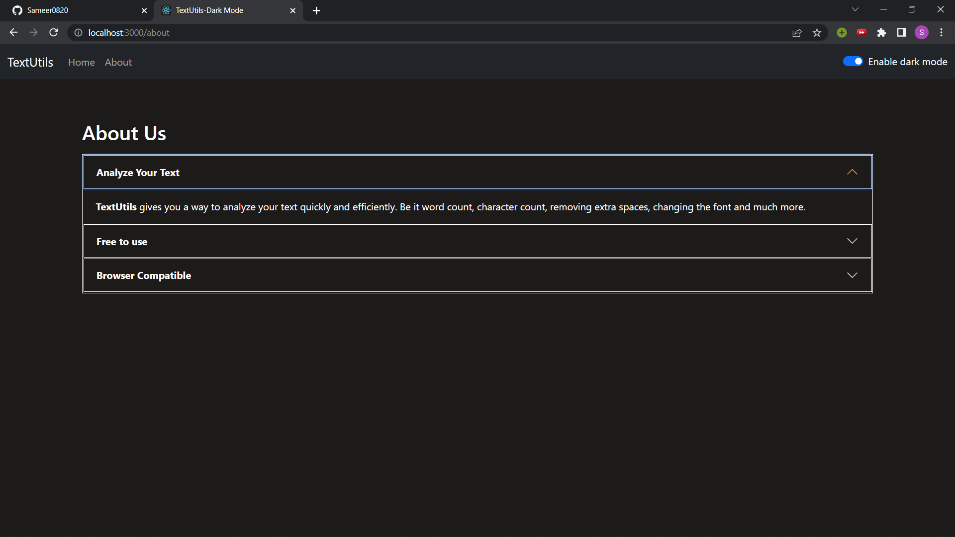 GitHub - Sameer0820/TextAnalyzer