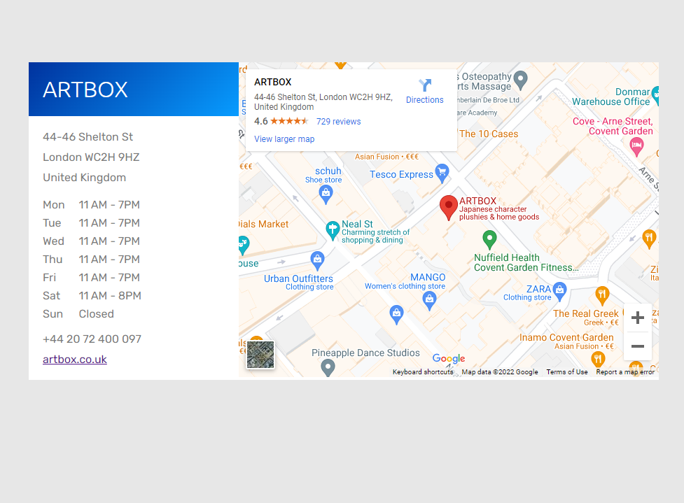 Info box w/ Google maps embed by blitzmartin · Pull Request #275 · zero-to-mastery/webblocks ...
