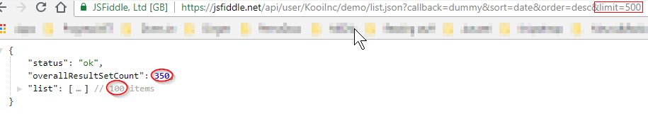 API: is limit (GET parameter) restricted? · Issue #1291 · jsfiddle/jsfiddle-users · GitHub