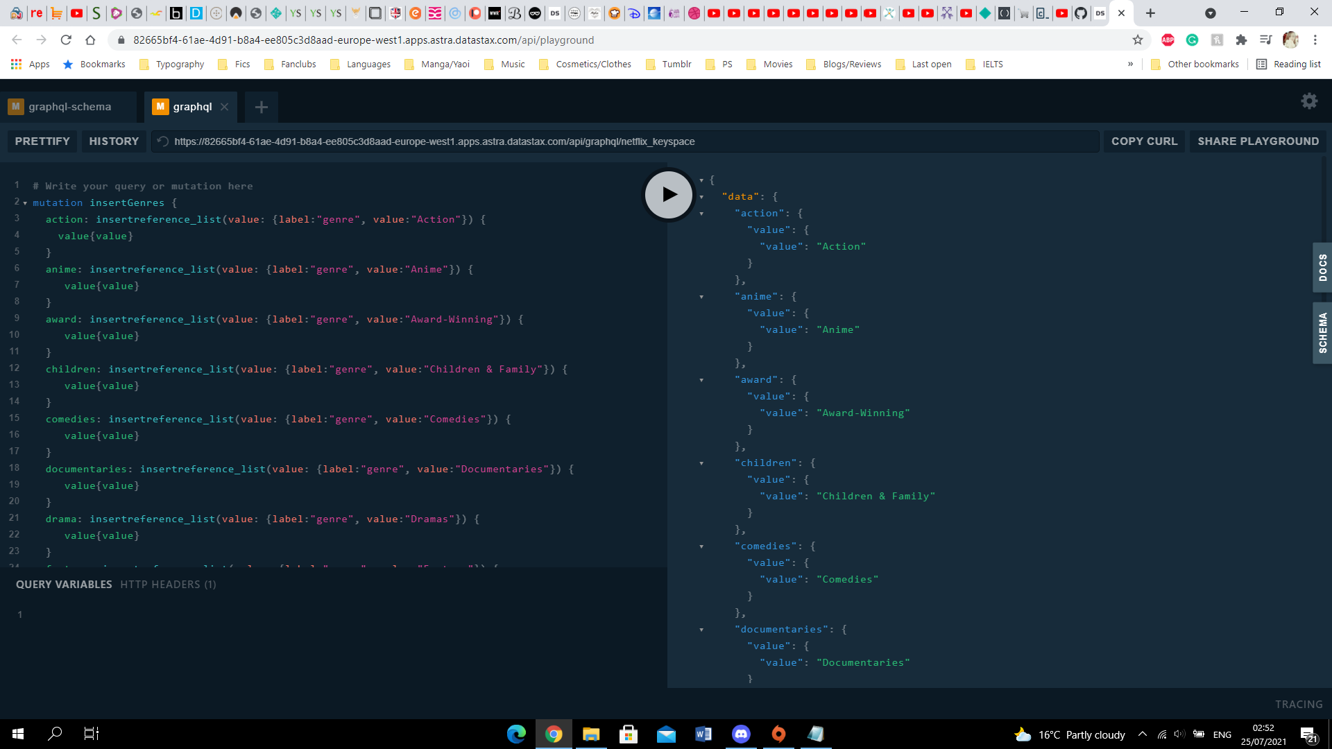[HW] · Issue #438 · datastaxdevs/workshop-graphql-netflix · GitHub