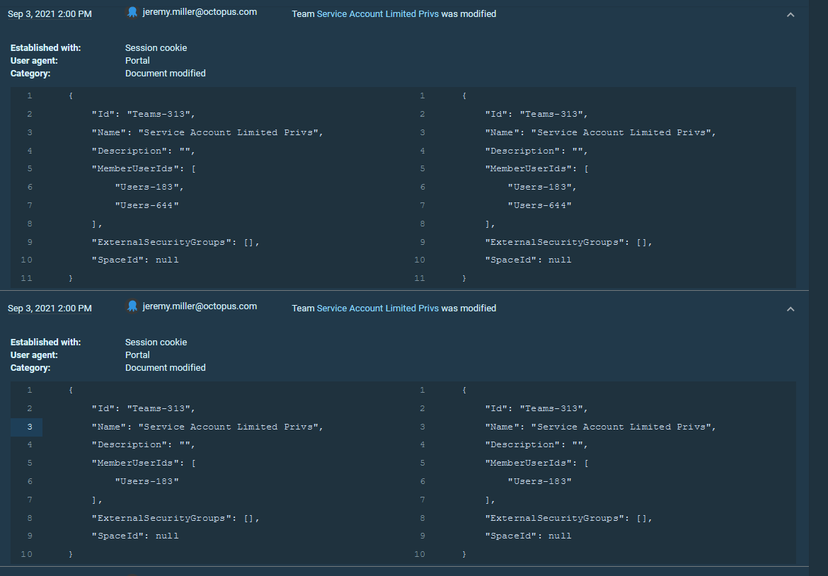 Audit log not showing some changes for document modified entries in portal · Issue #7009 ...