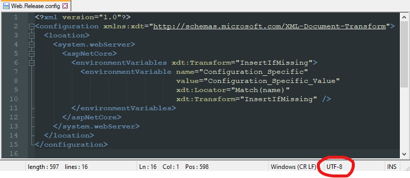 Configuration Transforms On Linux Target Adds Utf8 Bom · Issue 7715 · Octopusdeploy Issues