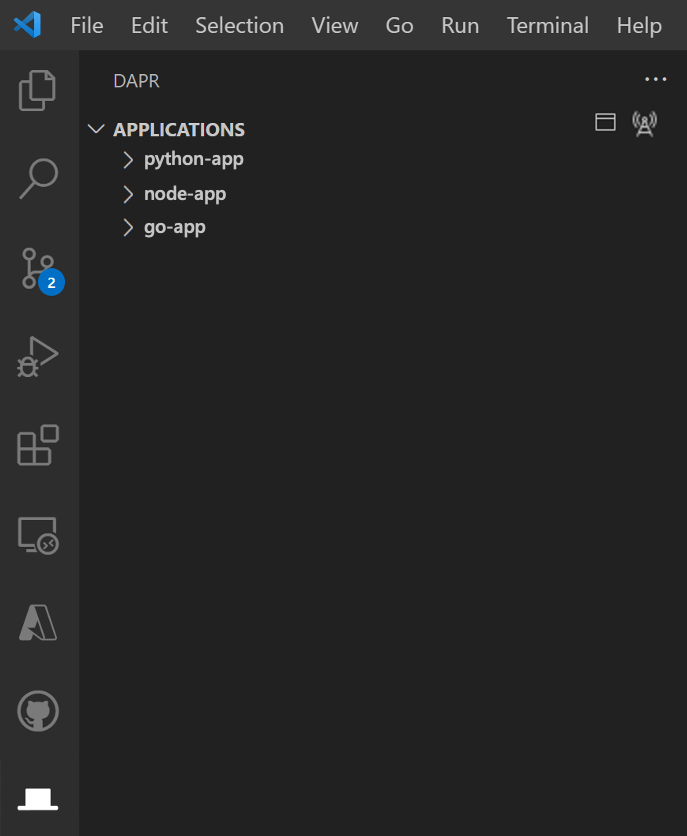 Add link to Dapr dashboard from Explorer · Issue #159 · microsoft/vscode-dapr · GitHub
