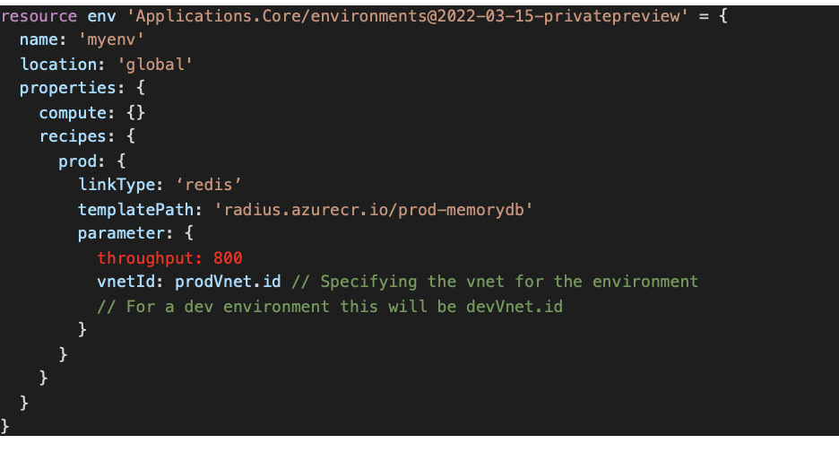 Recipe Parameter Conflict Resolution · Issue 4829 · Radius Project 