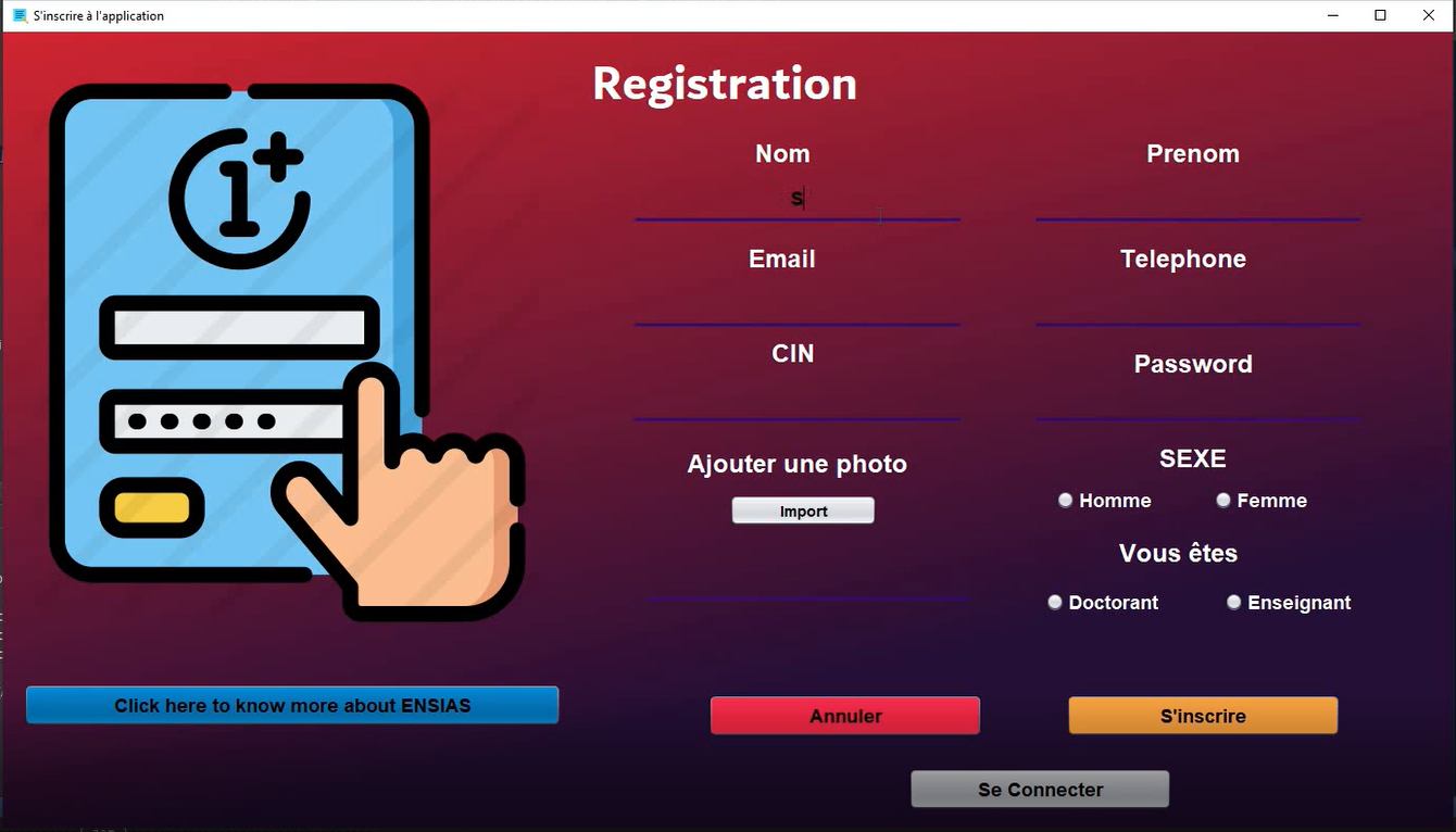GitHub - OussamaOuakrim/PhdManagement-Java-desktop-app: This is a Java ...