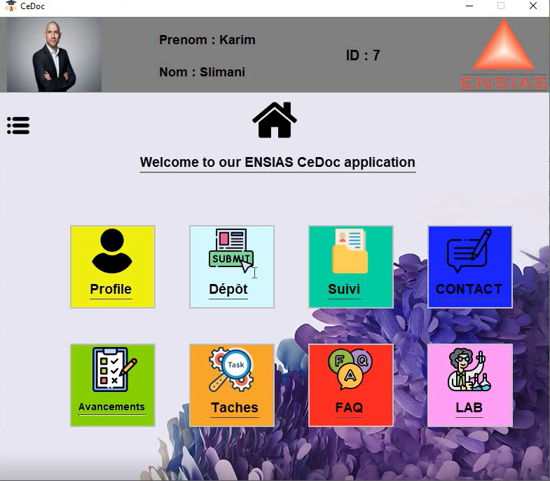 GitHub - OussamaOuakrim/PhdManagement-Java-desktop-app: This is a Java ...
