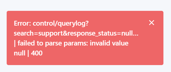 Error message in the query log · Issue #3089 · AdguardTeam/AdGuardHome ...